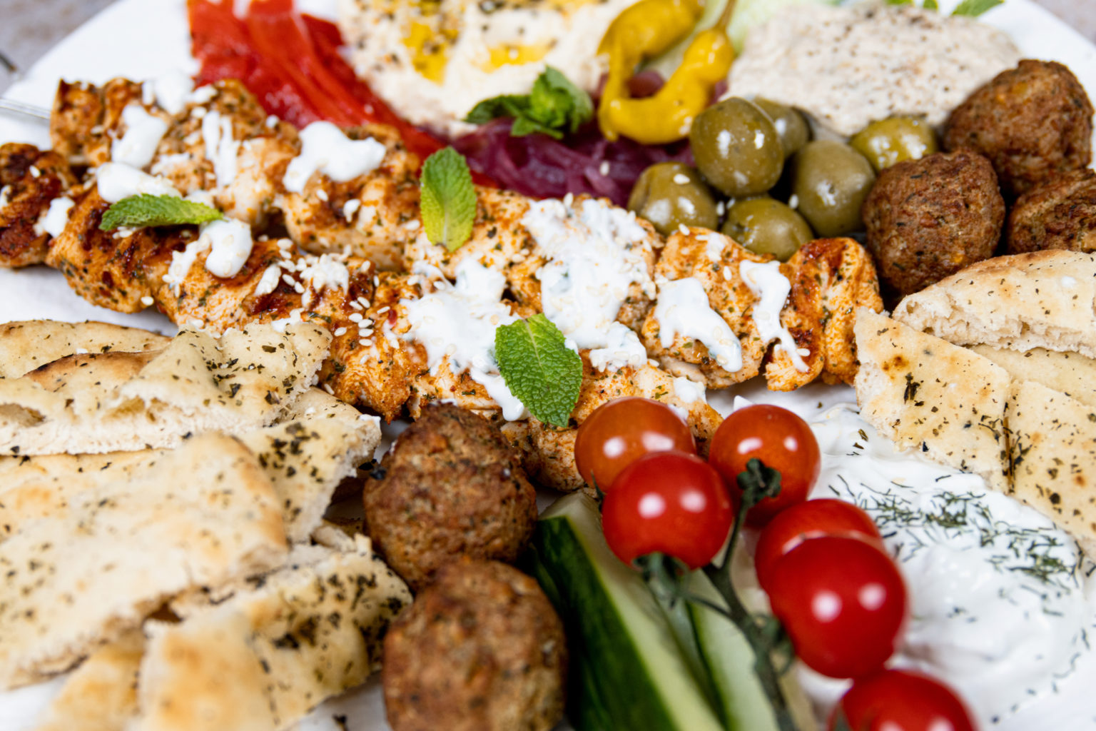 Libanees mezze plateau - Heerlijke Happen